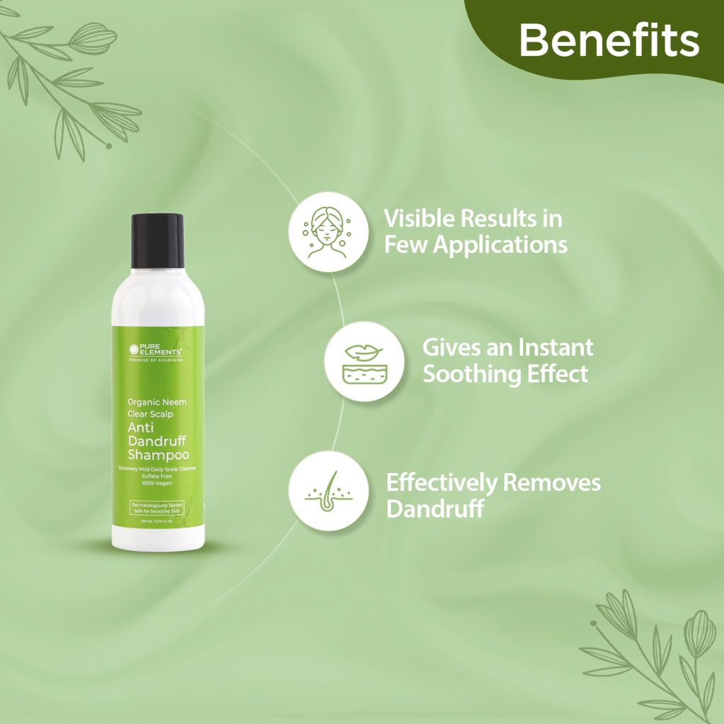 Organic Neem Anti Dandruff Shampoo – Pure Elements